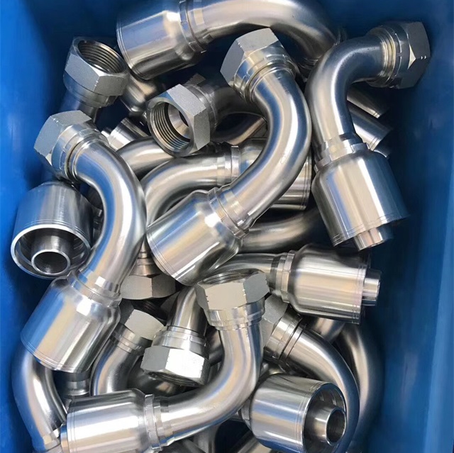 One Piece Fittings - Buy hydraulic hose fitting, 45 Degree BSP Female ...